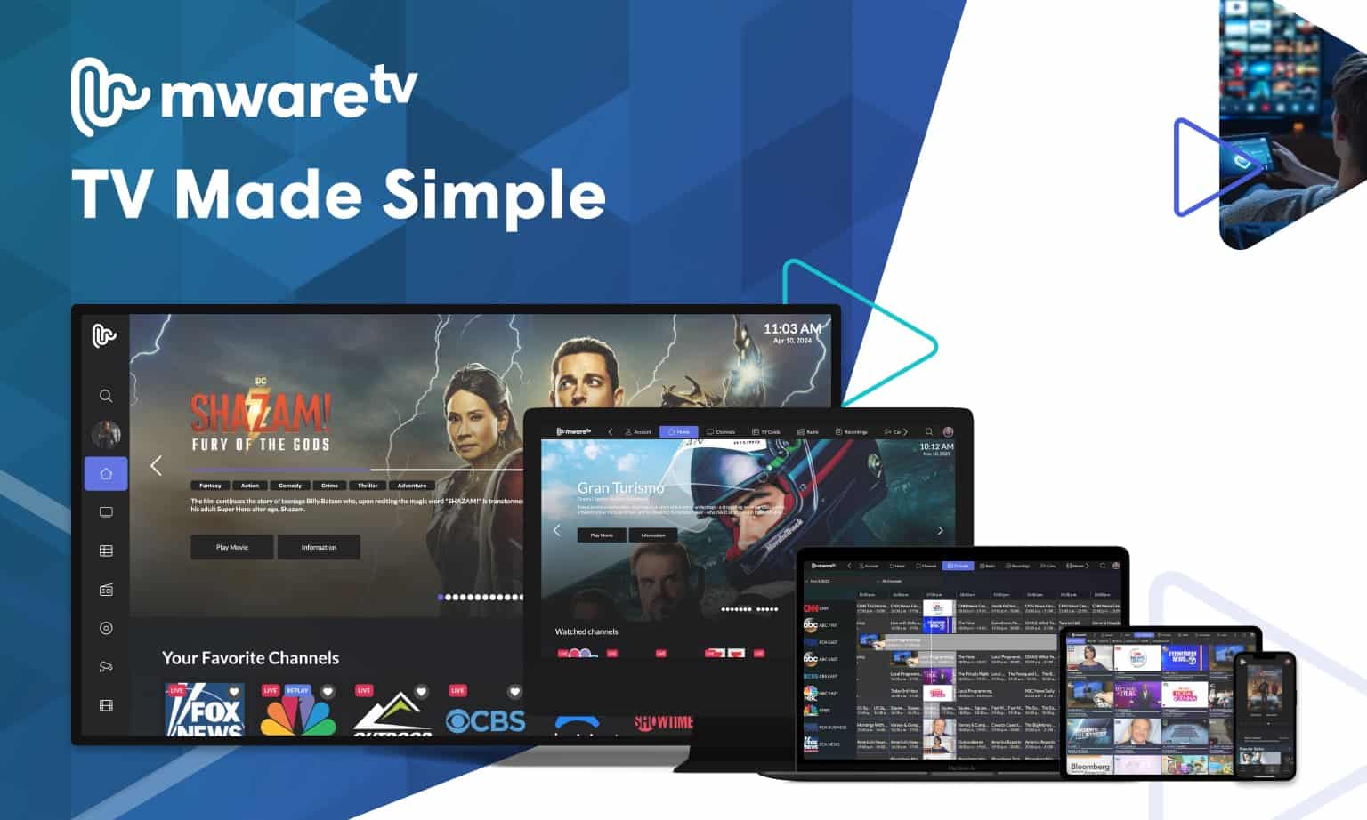 MwareTV: IPTV and OTT Middleware Solutions For TV Streaming